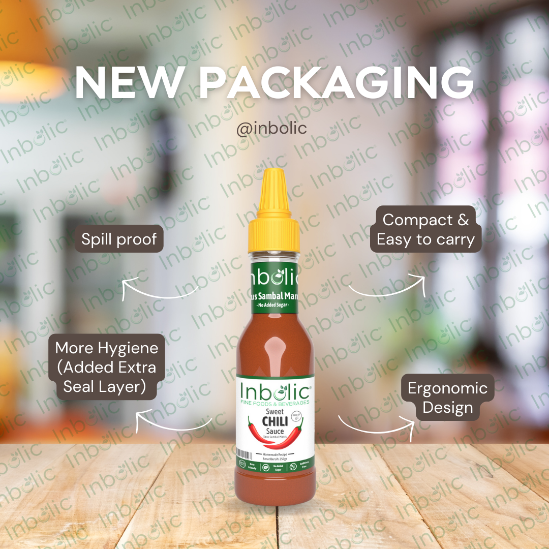 Inbolic Sugar-Free Chili Sauce / Saos Sambal Bebas Gula
